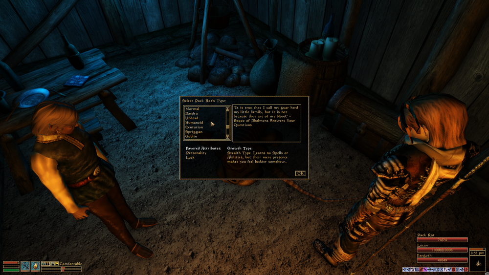 Companion Management Mods for Morrowind